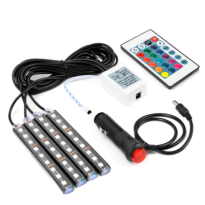 Tira LED para carro control remoto - LEDXPRES Costa Rica